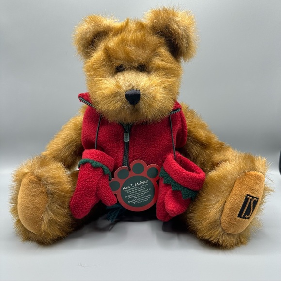 Russ T McBear | Toys | Vintage Russ T Mcbear Teddy Bear Plush W Red ...